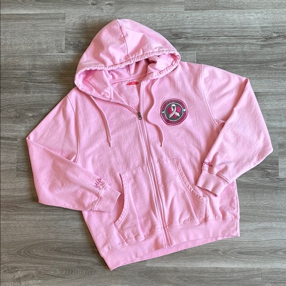 Jackets & Coats | Breast Cancer Fight For A Cure Stronger Together Pink ...